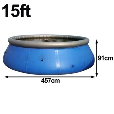 BESTWAY Fast Set Jumbo Inflatable Outdoor Pool with Filter - 457cm x ...