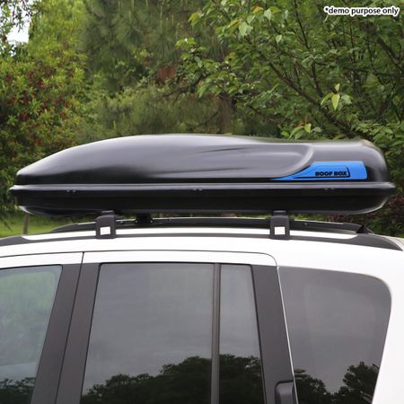 Car Roof Rack Luggage Pod - 450L Capacity in Black | Crazy Sales