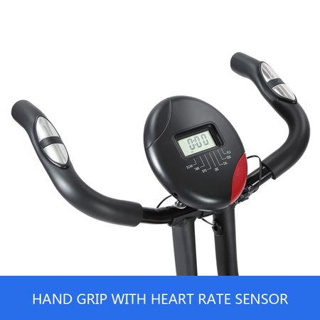 Folding Exercise Bike with Electric Monitor | Crazy Sales