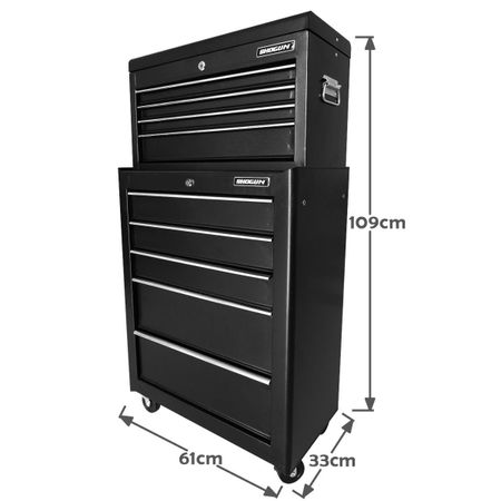 9 Drawer Lockable Roller Cabinet Tool Box | Crazy Sales