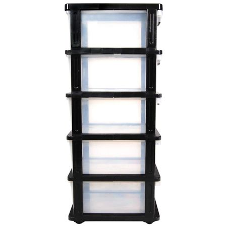 Drawers 4 Plastic Slide Shelves - crazysales.com.au | Crazy Sales