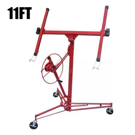 Drywall Gyprock Hoist 11ft Panel Lifter - Red