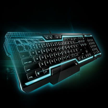 Razer Tron Legacy Fully Illuminated Gaming Keyboard, Rez & Derez Light ...