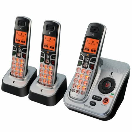 Telstra 9200A DECT Cordless Telephone Triple Handset Pack with ...