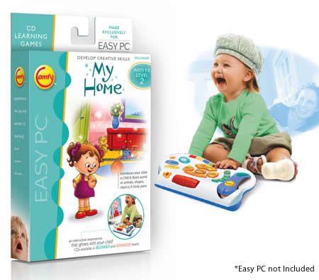 Comfy Easy PC Interactive Learning Keyboard Software - My Home CD Rom ...