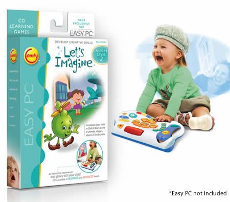 Comfy Easy PC Interactive Learning Keyboard Software - Let's Imagine CD ...