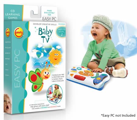 Comfy Easy PC Interactive Learning Keyboard Software - Baby TV CD Rom ...