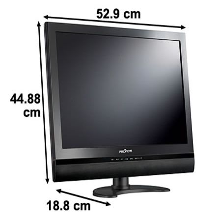 Proview 22" Inch Wide Screen High Definition HD Ready LCD TV Display ...