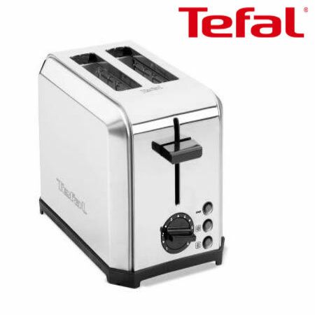 Tefal Inox Stainless Steel Toaster - 2 Slice