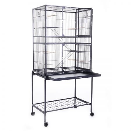 Large Stand-Alone Bird Cage on Wheels | Crazy Sales