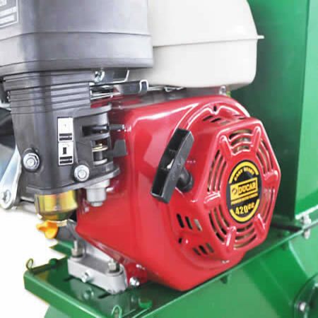 Dual Power Garden Shredder - 420CC Ducar 4-Stroke OHV Engine - Green ...