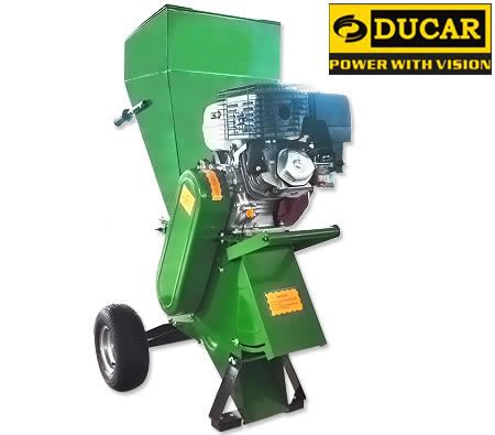 Garden Shredder - 208CC 7.0HP Ducar 4-Stroke OHV Engine - Green