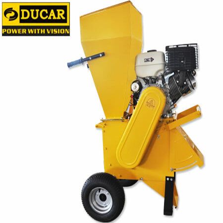 Garden Shredder - 208CC 7.0HP Ducar 4-Stroke OHV Engine - Yellow