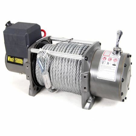 Heavy Duty Electrical Winch with Remote Control - 6804kg