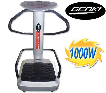Genki Body Vibration Machine 1.5HP 1000W Massage Exercise Platform