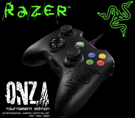 Xbox 360 Gaming Controller - Razer Onza Tournament Edition Professional