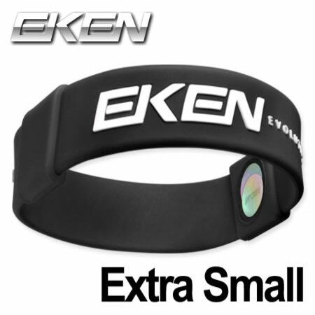 EKEN Power Band in Black with White EKEN Logo - XS 15cm