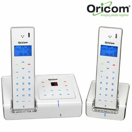 Oricom Premium Touch TA2000 Series Twin Pack Digital Cordless Phone ...