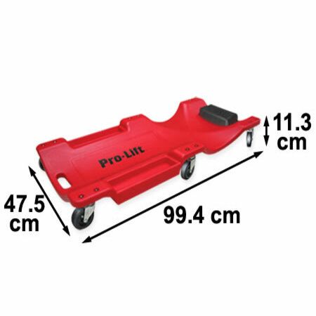 Pro-Lift 40" Plastic Car Creeper Sliding Board for Mechanics - 150kg ...
