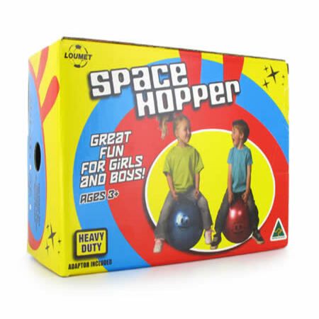 Children's Space Hoppers Bouncing Exercise Ball Fun - Yellow | Crazy Sales