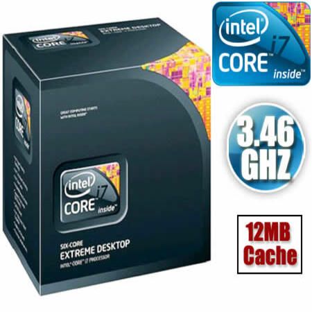 Intel i7-990X Extreme Core i7 CPU Processor, SIX-CORE 3.46 GHz, 6.4 GT ...