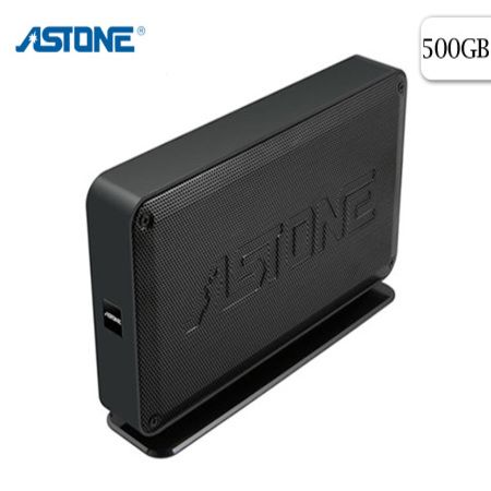 Astone 3.5" 500GB External HDD SATA to USB3.0 Meshed Metallic