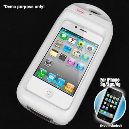 iPhone 3G / 3GS / 4G Waterproof Silicon Case - White