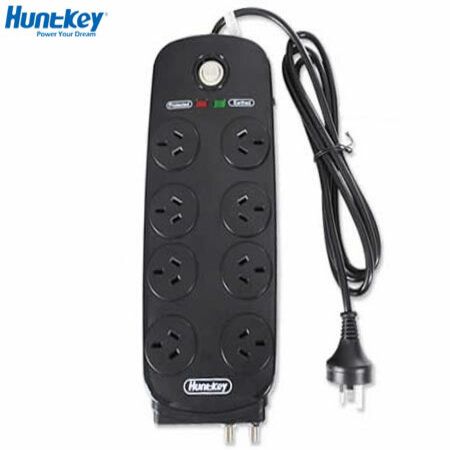 Huntkey Power Surge Protector 8 Outlets - Black