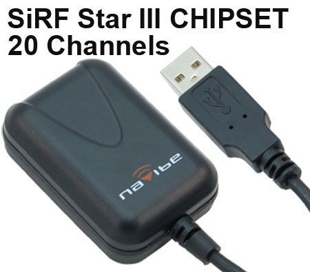 USB GPS Receiver (G-Mouse) with SiRF Star III Chipset for PC Laptop