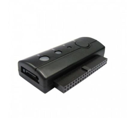 USB 2.0 IDE/SATA Adapter With One Touch Backup