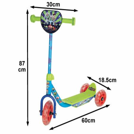 Disney Pixar Toy Story Tri 3 Wheel Scooter Woody Buzz and the Gang
