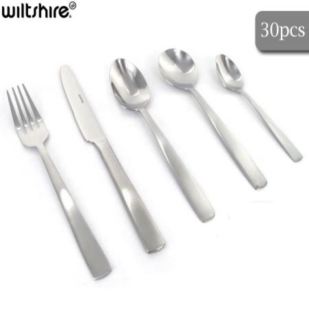 Wiltshire Entice 30 Piece Stainless Steel Cutlery Gift Box Set - 6 People