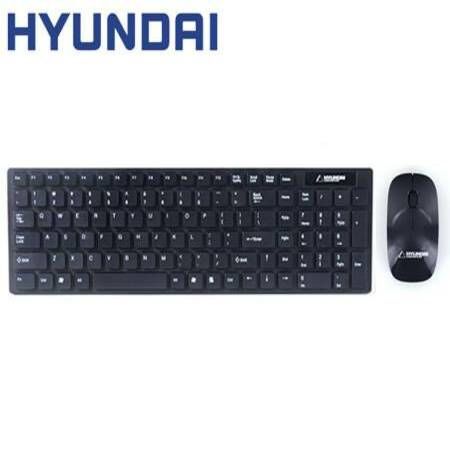 Hyundai 2.4G Wireless Keyboard/Mouse Combo Set