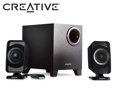 Creative Inspire T3130 Speakers System 2.1 Channel with Wired Remote