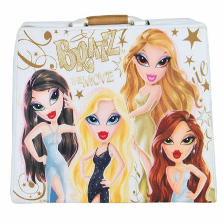 Bratz Carrying Case Bag - White with Gold Features | Crazy Sales