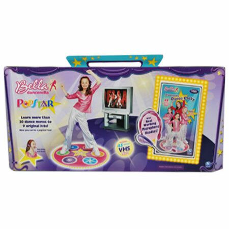 Bella Dancerella Pop Star Dance Mat with 45 Minute VHS Video and ...