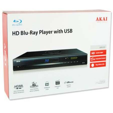 Akai HD Blu Ray Player with USB - Full HD 1080p and Supports BD Live ...