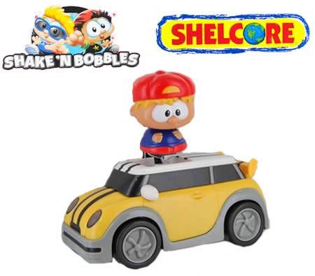 Shelcore Shake 'n' Bobbles Mini Rod Car Toy - Red