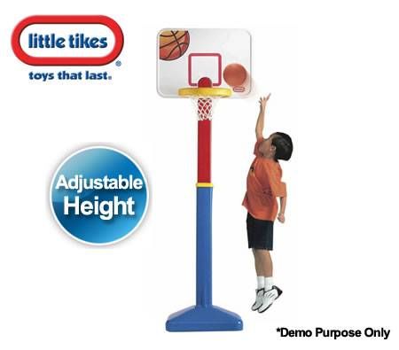 Little Tikes Basketball Ring Set for Children - Adjust 'n' Jam