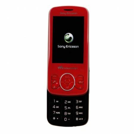 Sony Ericsson Spiro MP3 Mobile Phone (W100) - Red Black
