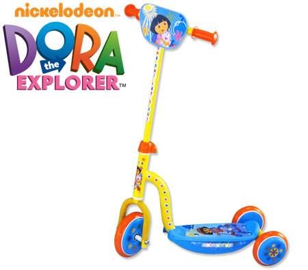 Dora the Explorer 3 Wheel Scooter with Flashing Deck Lights