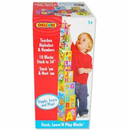 Shelcore Educational Stack, Learn 'N Play Blocks | Crazy Sales