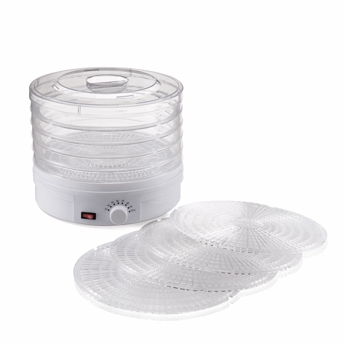 Round Adjustable Food Dehydrator with Removable Trays | Crazy Sales