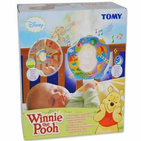Tomy Winnie the Pooh Baby Soother / Baby Light Projector Lightshow ...