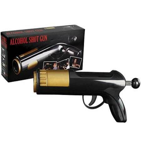 Beer Gun - Alcohol Drinking Shooter Shot Gun - Fires 41ml of Booze ...