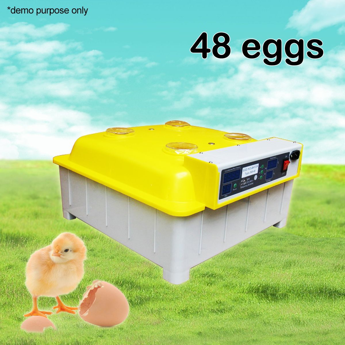 48 Poultry Egg Automatic Electronic Incubator | Crazy Sales