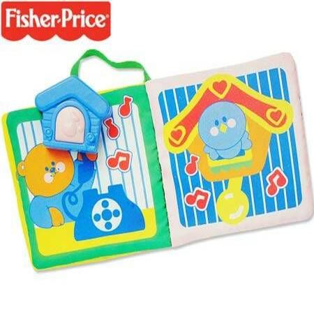 Fisher-Price Soft Sounds Animal Book - Blue