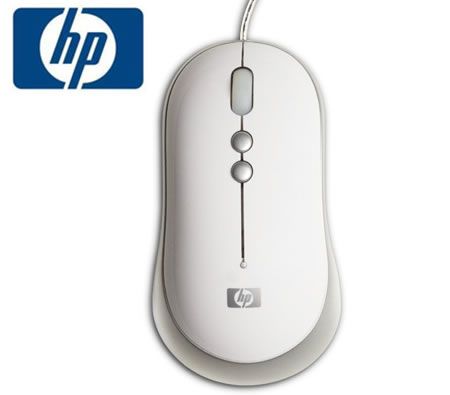 HP Hewlett Packard Wired Mouse - Optical 5-Button with USB Connection