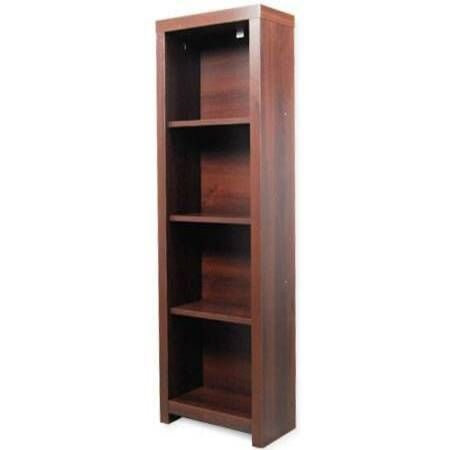 Wooden DVD Storage Tower - 72 DVD Capacity, Dark Walnut | Crazy Sales