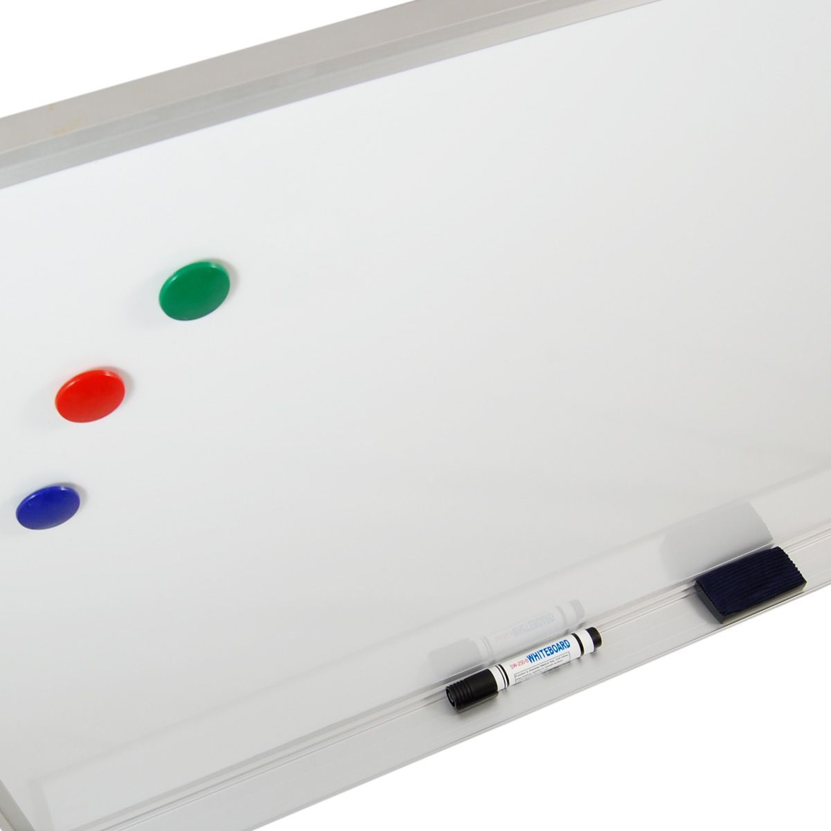 Professional Magnetic Whiteboard with Bonus Marker Eraser and Magnetic ...